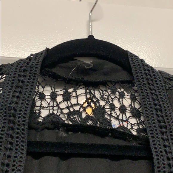 Soft Surroundings | Tops | Nwt Black Kimono Topper The Design Sangrah ...